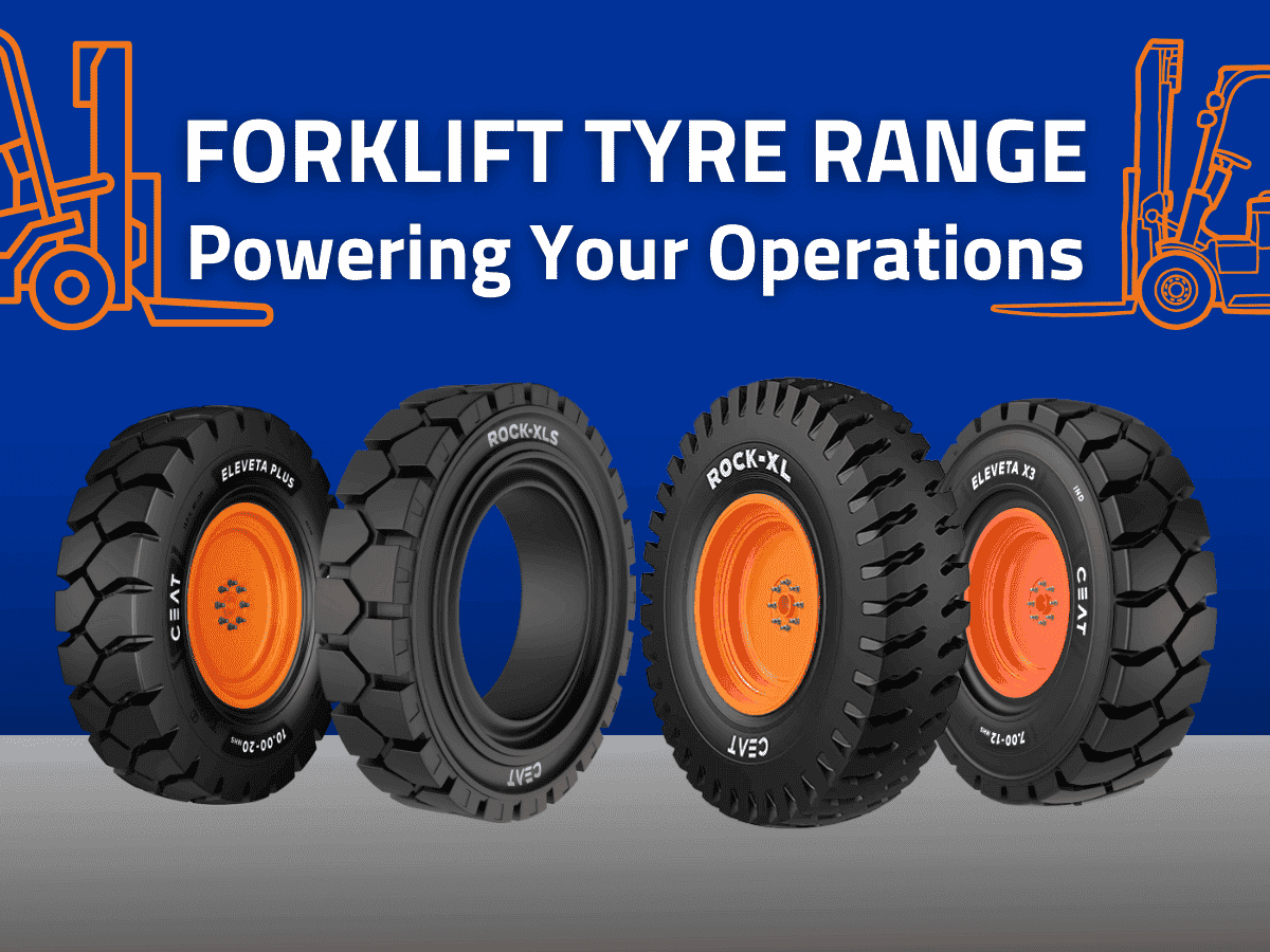 CEAT Specialty Forklift Tyre Range: Powering Your Operations
